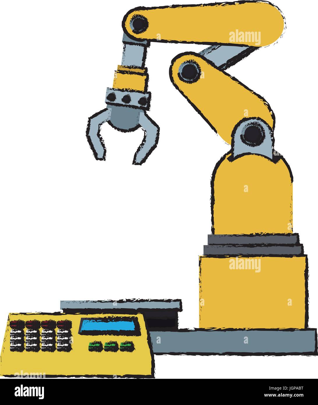 Computer Controlled Manufacture Stock Vector Images - Alamy