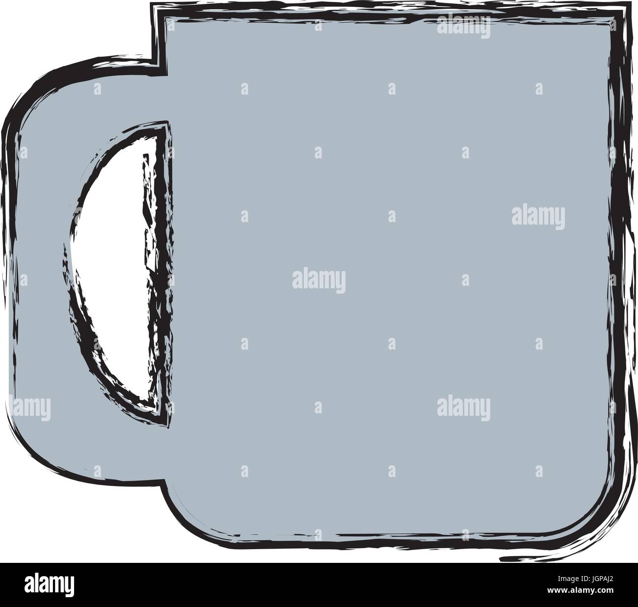 ceramics mug coffee handle object image vector illustration Stock ...