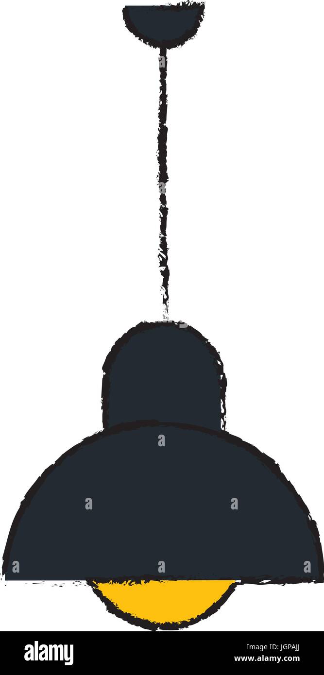 lamp office hanging light decoration vector illustration Stock Vector ...