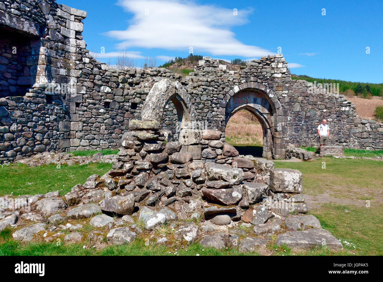 Curtain wall castle scotland hi-res stock photography and images - Alamy