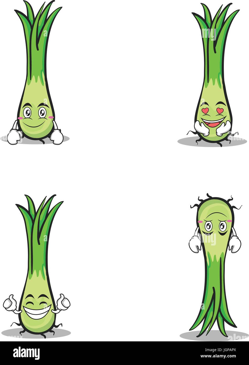 Cartoon illustration funny comic leek hi-res stock photography and ...