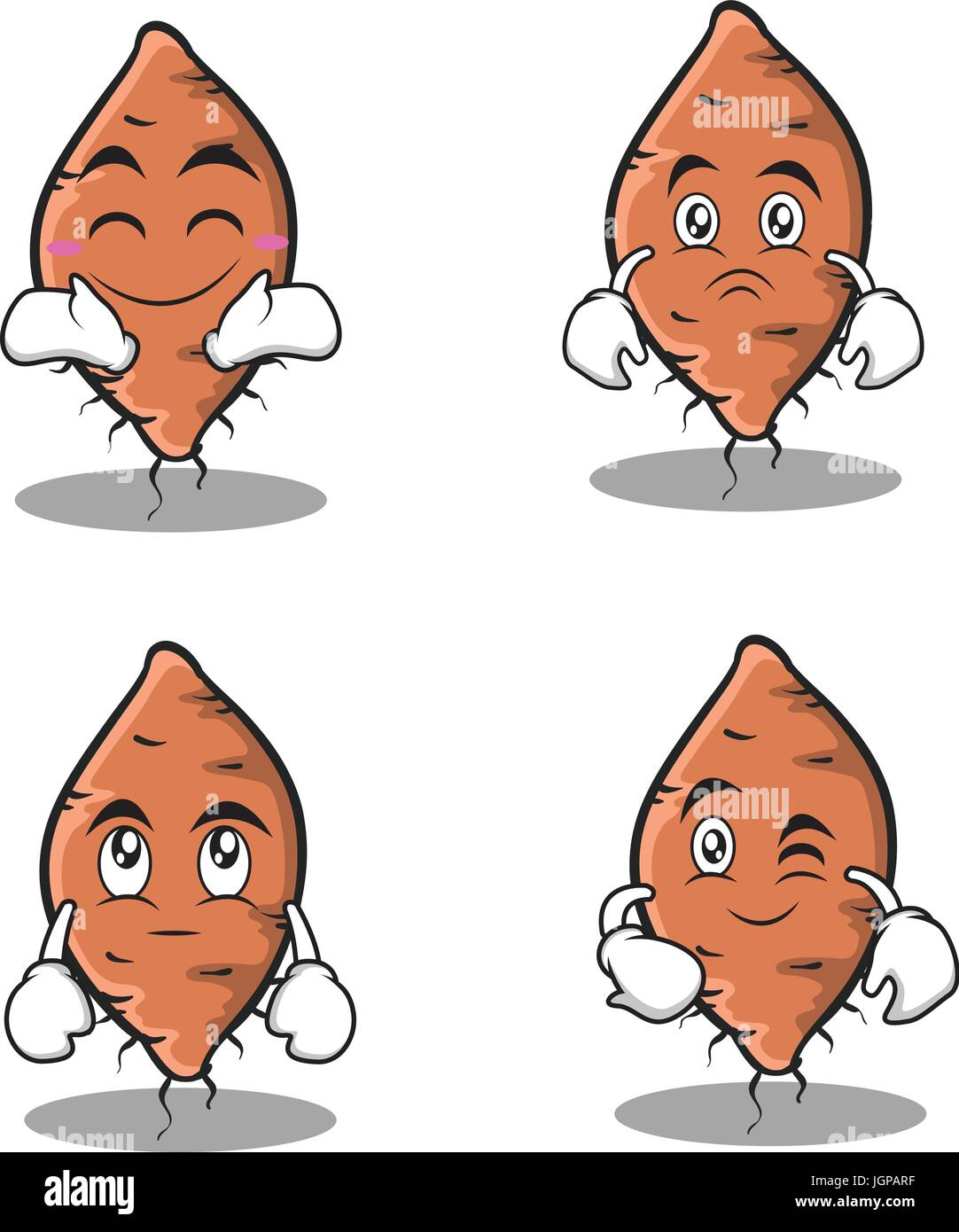 Yam stock vector hi-res stock photography and images - Alamy