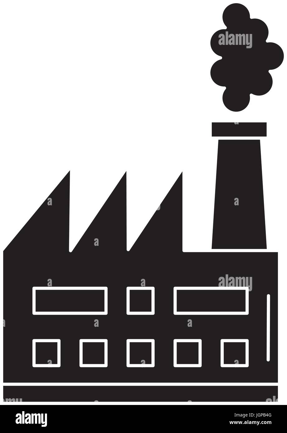 factory plant building icon vector illustration design Stock Vector ...
