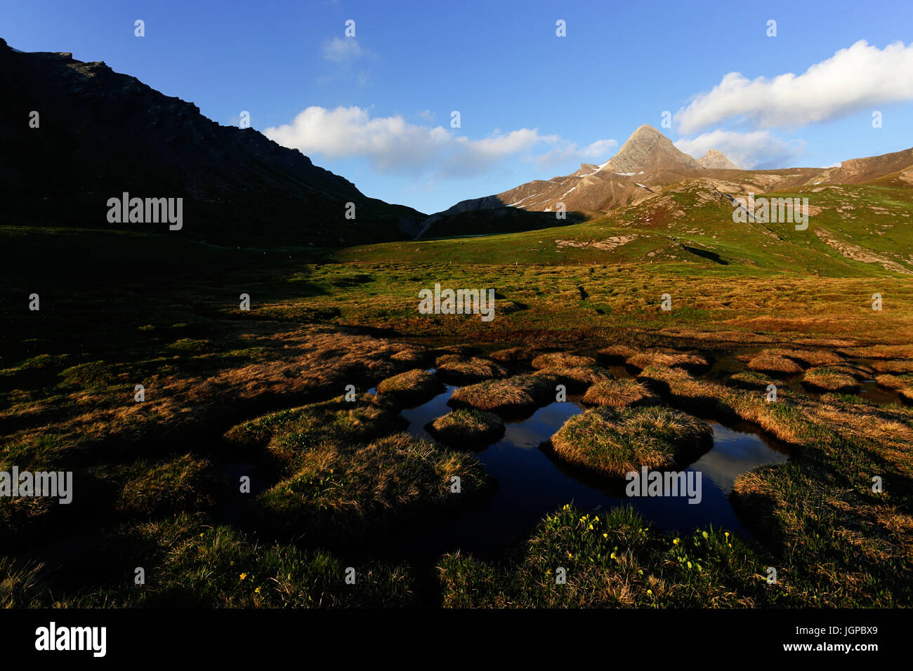 Col Agnel, Alps, France Stock Photo - Alamy
