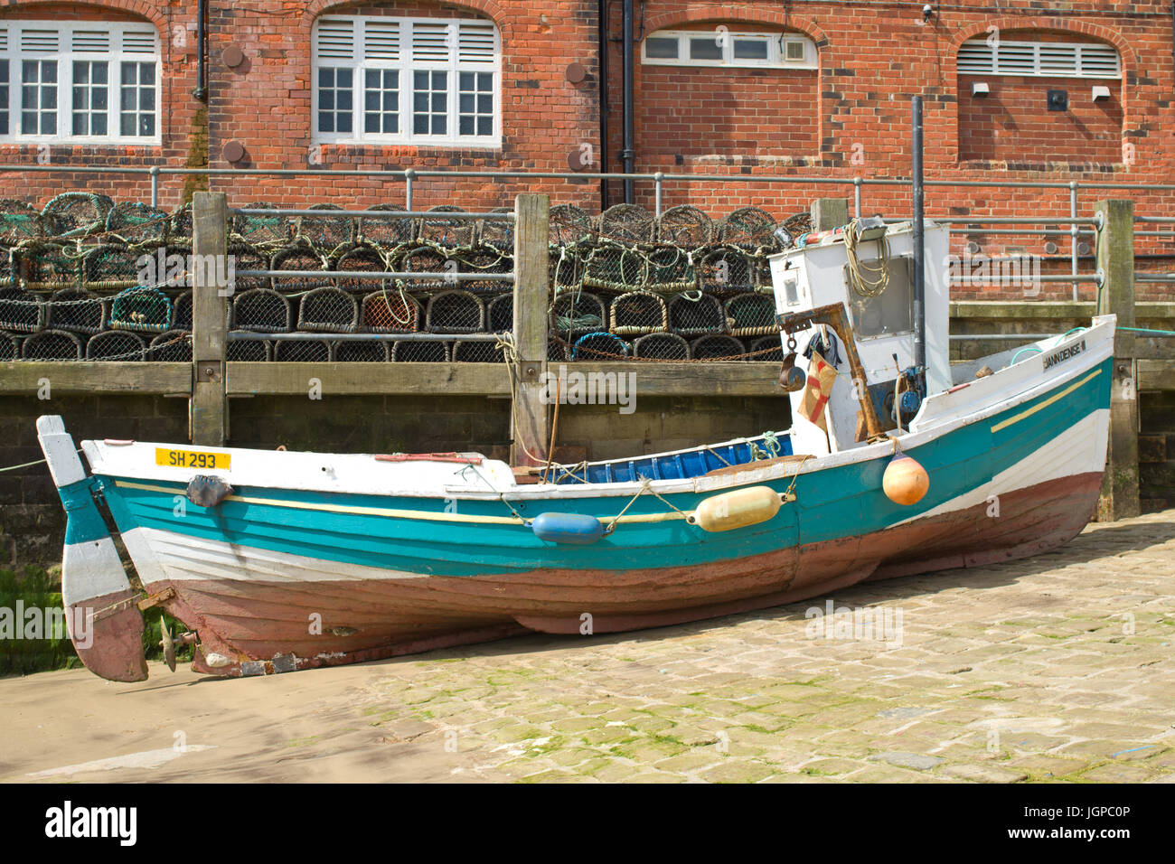 Yorkshire coble boat hi-res stock photography and images - Alamy