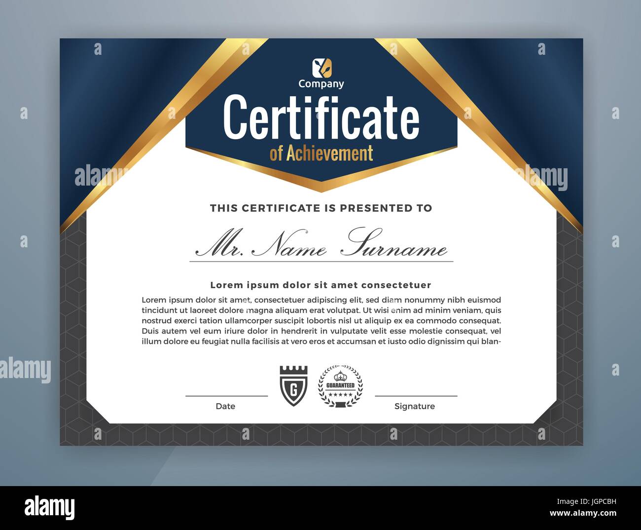 Multipurpose Modern Professional Certificate Template Design for Print ...