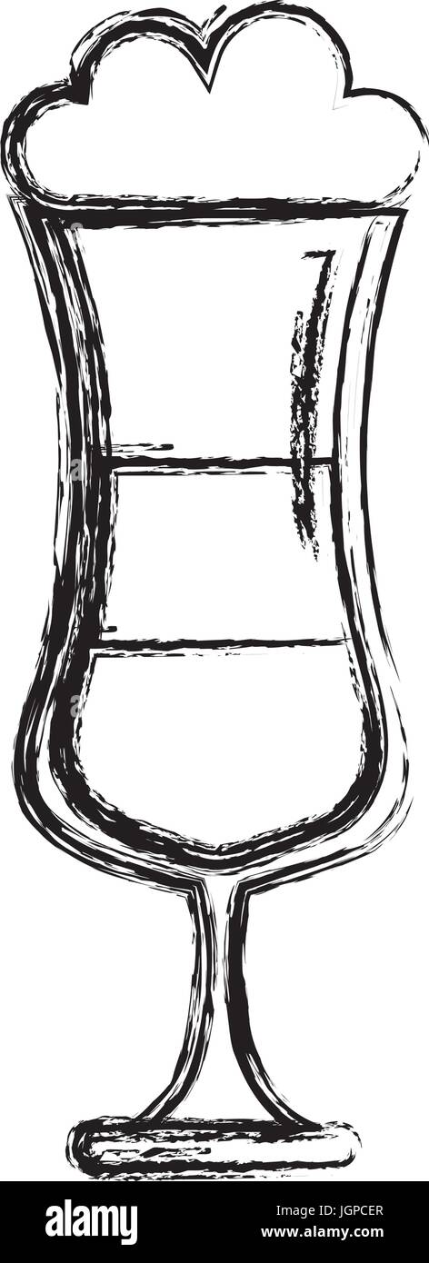 cold coffee cup isolated icon vector illustration design Stock Vector ...