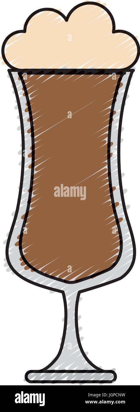 cold coffee cup isolated icon Stock Vector Image & Art - Alamy