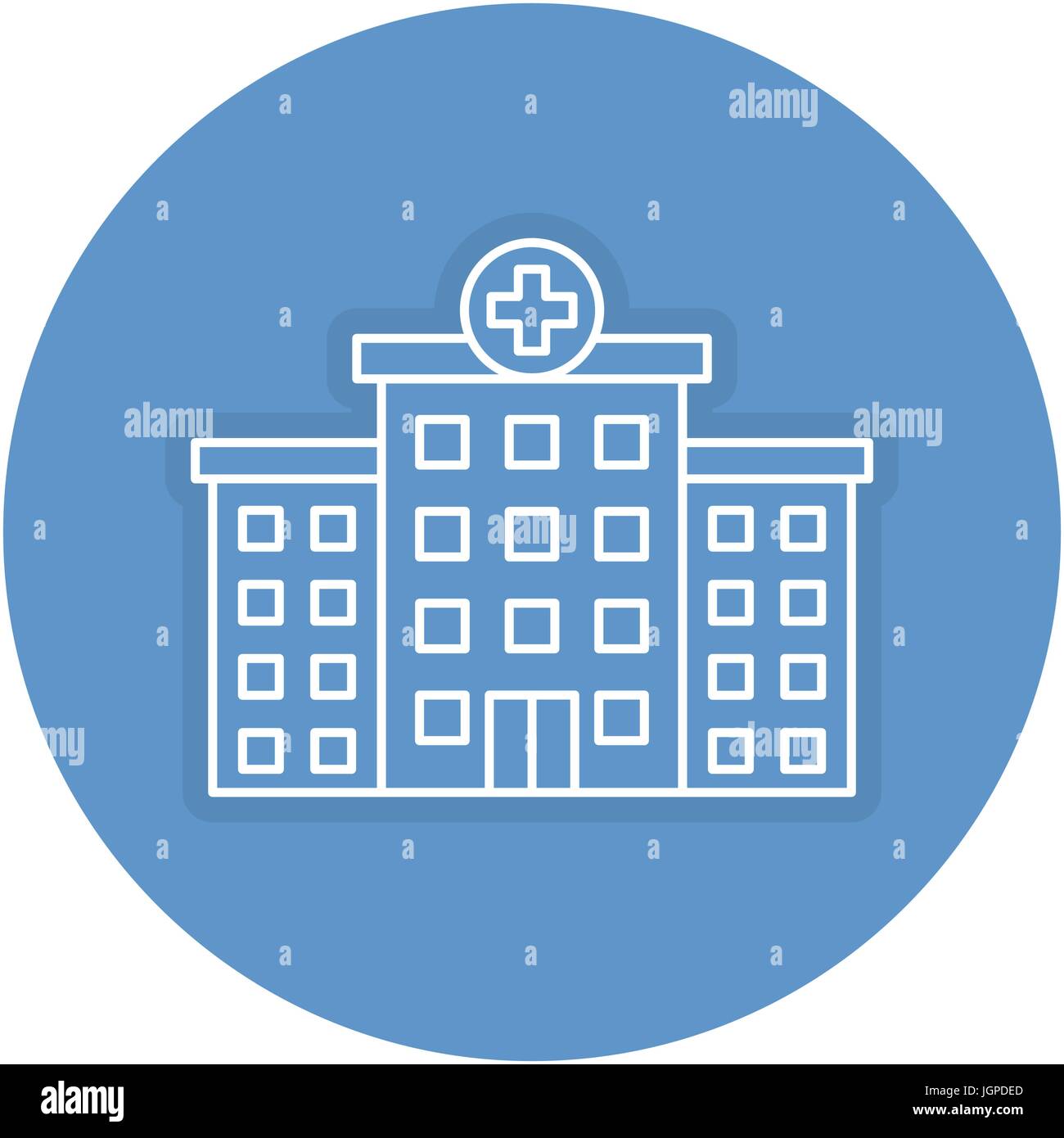 hospital building isolated icon Stock Vector Image & Art - Alamy