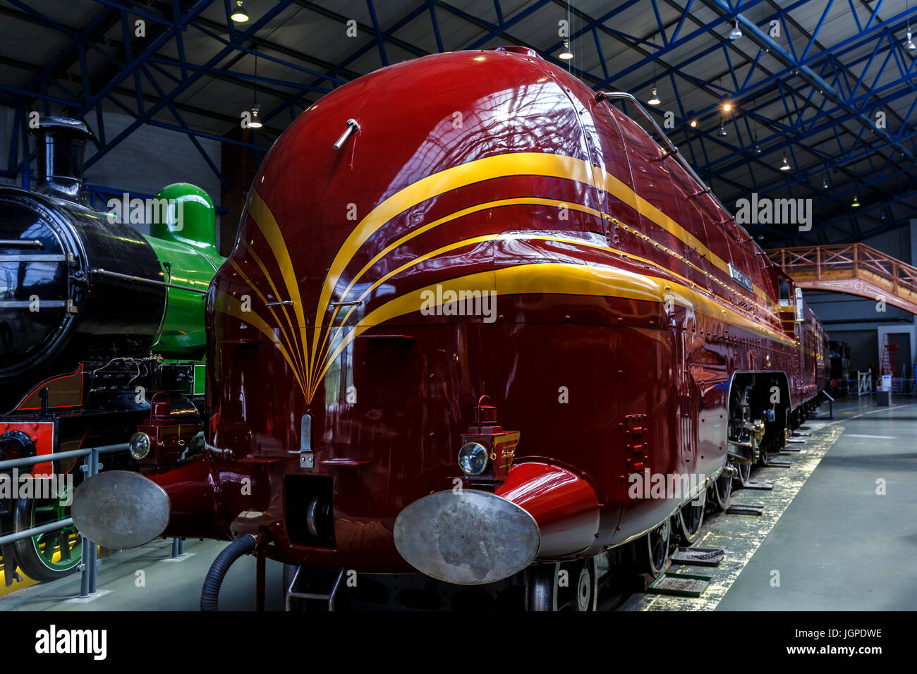 "Duchess of Hamilton" train, Great Hall, National Railway Museum, York ...
