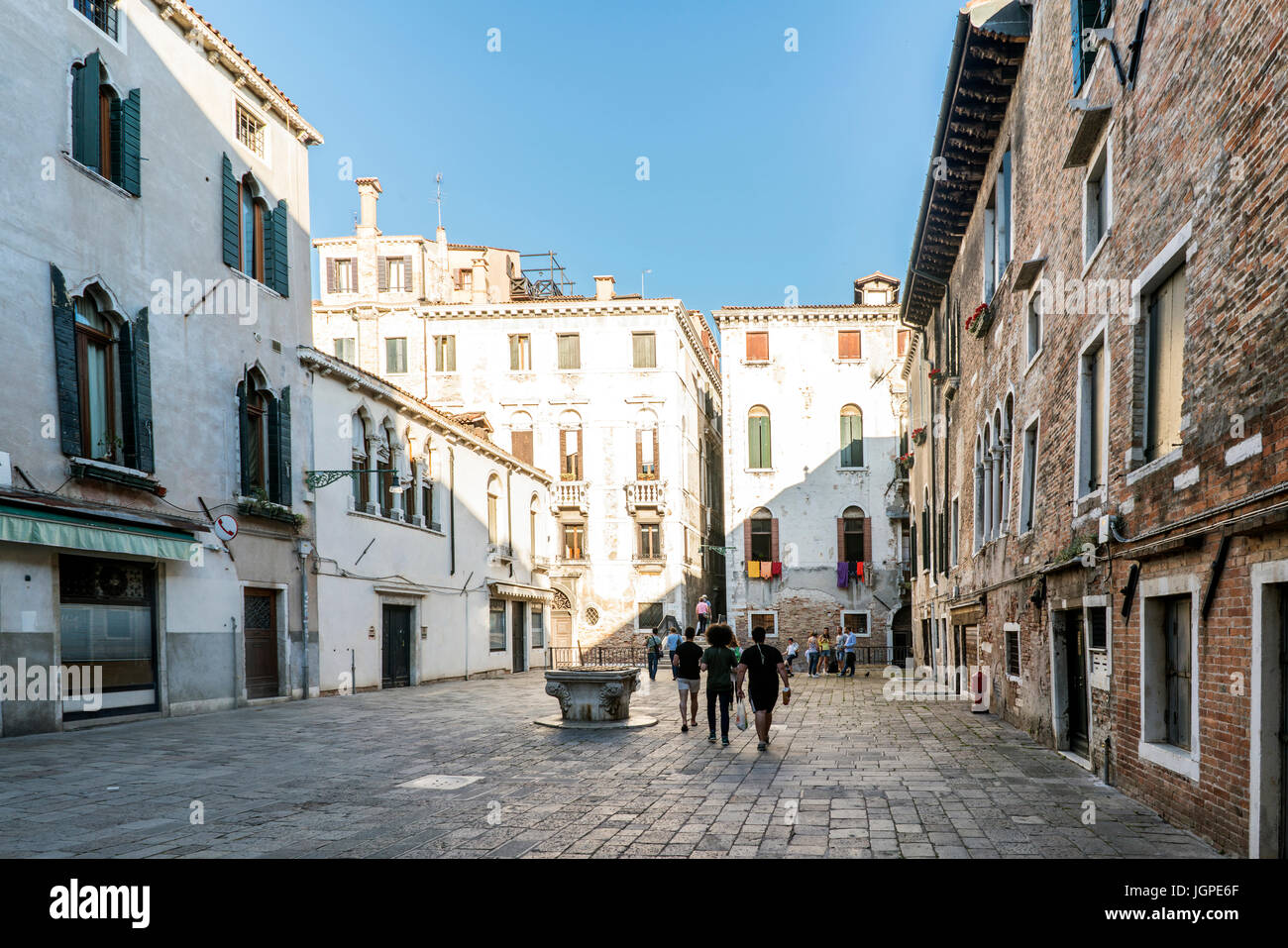 : Place called "Campo Santa Maria Mater Domini" in the oldest part of ...