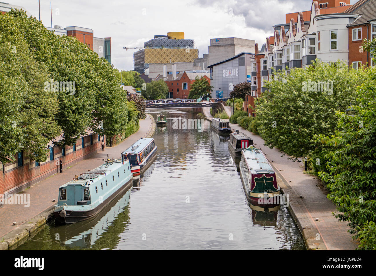 Birmingham canal navergations, Birmingham, England, UK Stock Photo - Alamy