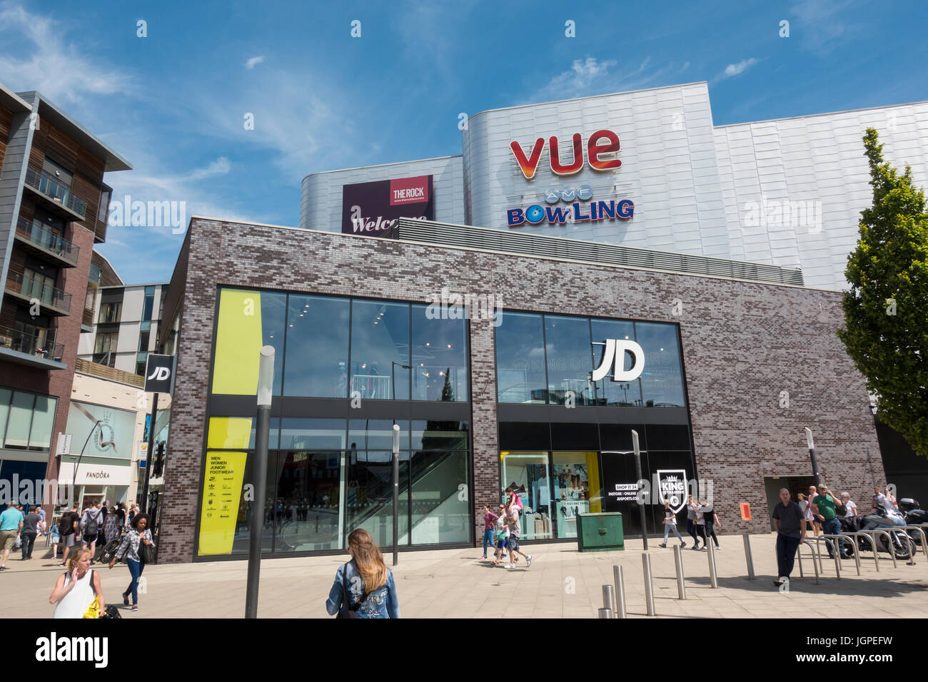 The Rock Shopping Centre in Bury, Lancashire Stock Photo - Alamy