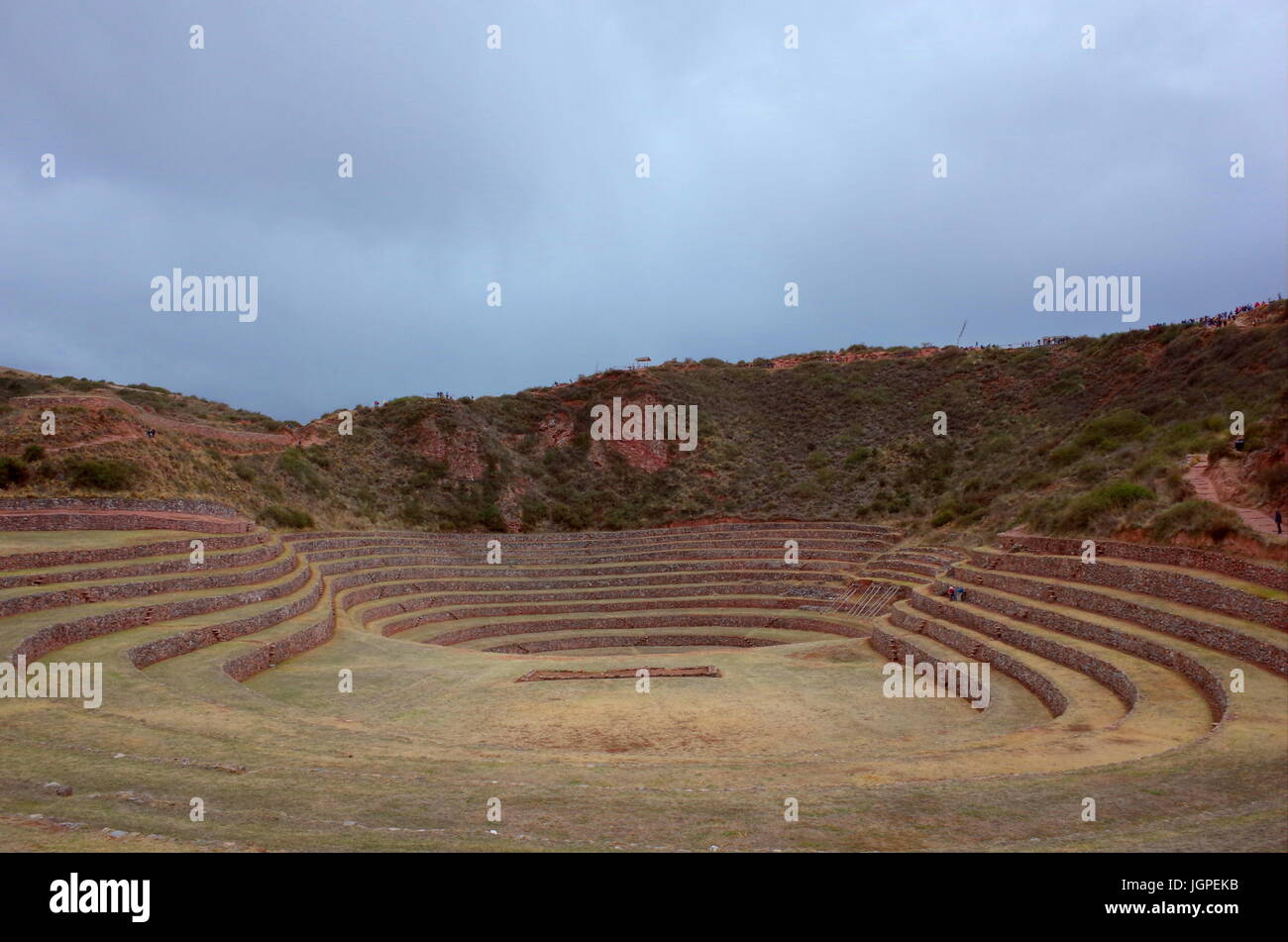 Moray agricultural terraces Stock Photo - Alamy