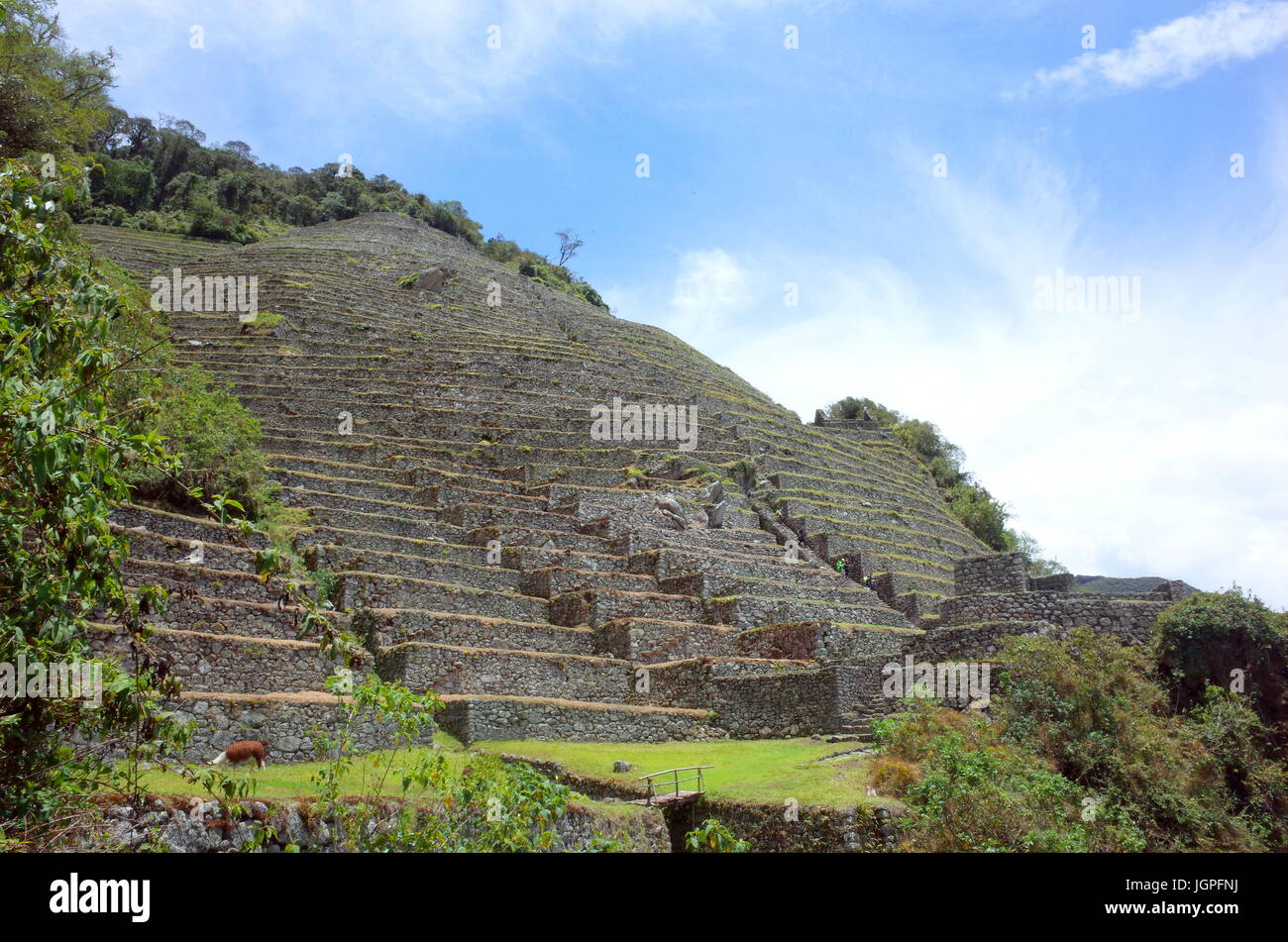 Intipata inca trail hi-res stock photography and images - Alamy