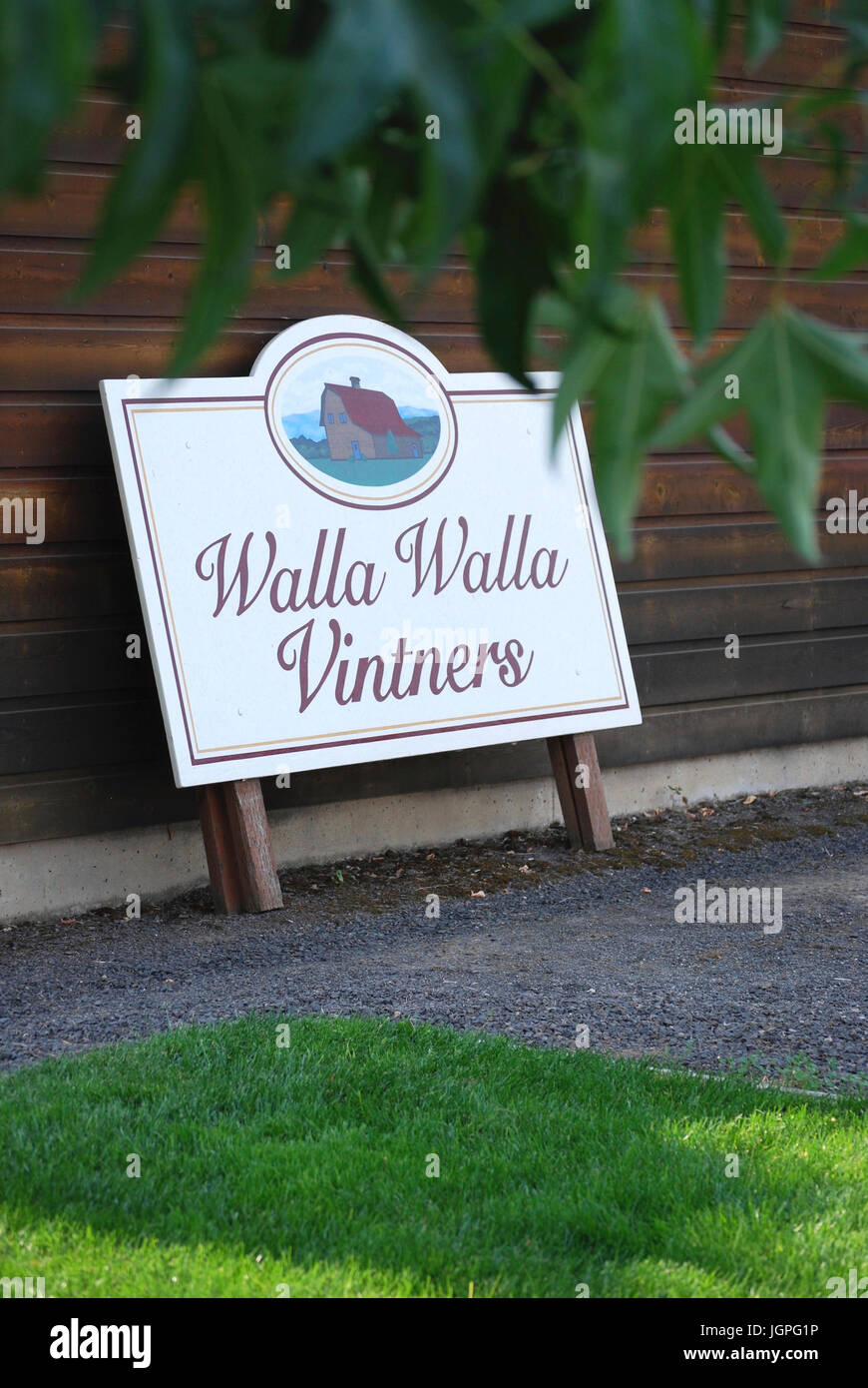 Walla Walla Vintners sign out side the Winery Tasting Room - Walla ...