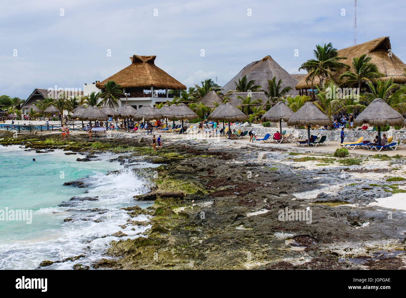 Costa maya mexico beach caribbean hi-res stock photography and images ...