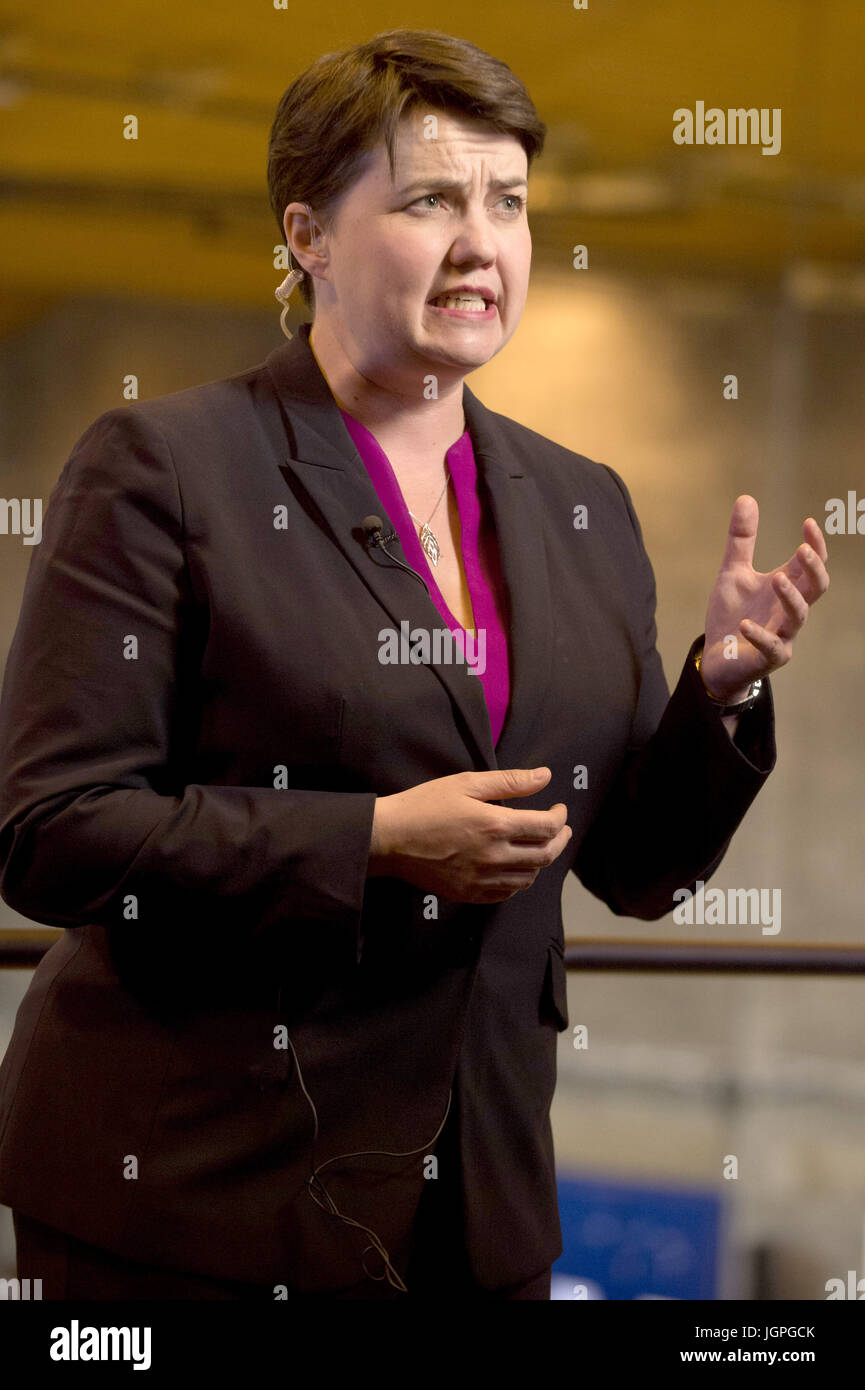 The results from Edinburgh's voters are counted in the Meadowbank ...