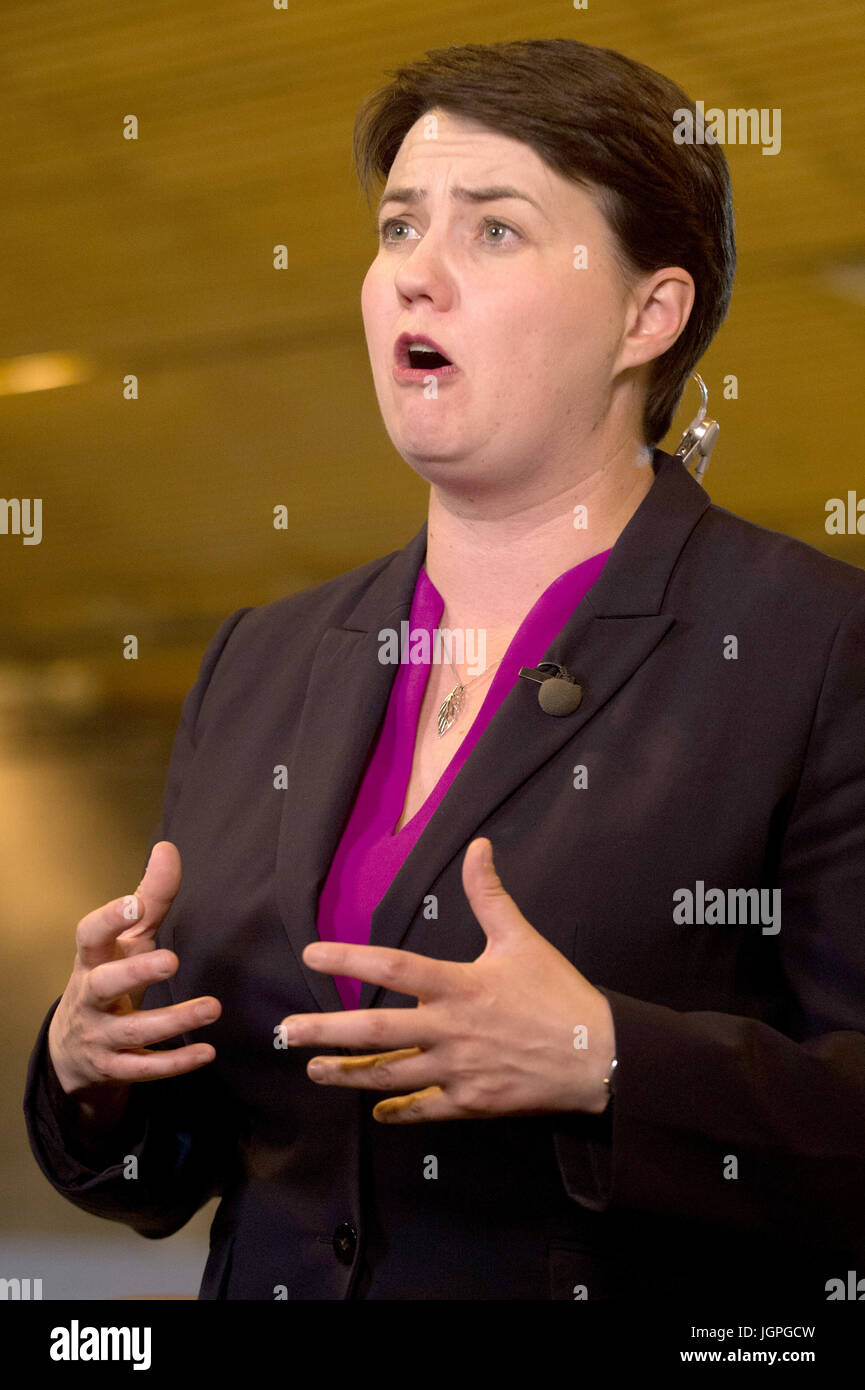 The results from Edinburgh's voters are counted in the Meadowbank ...