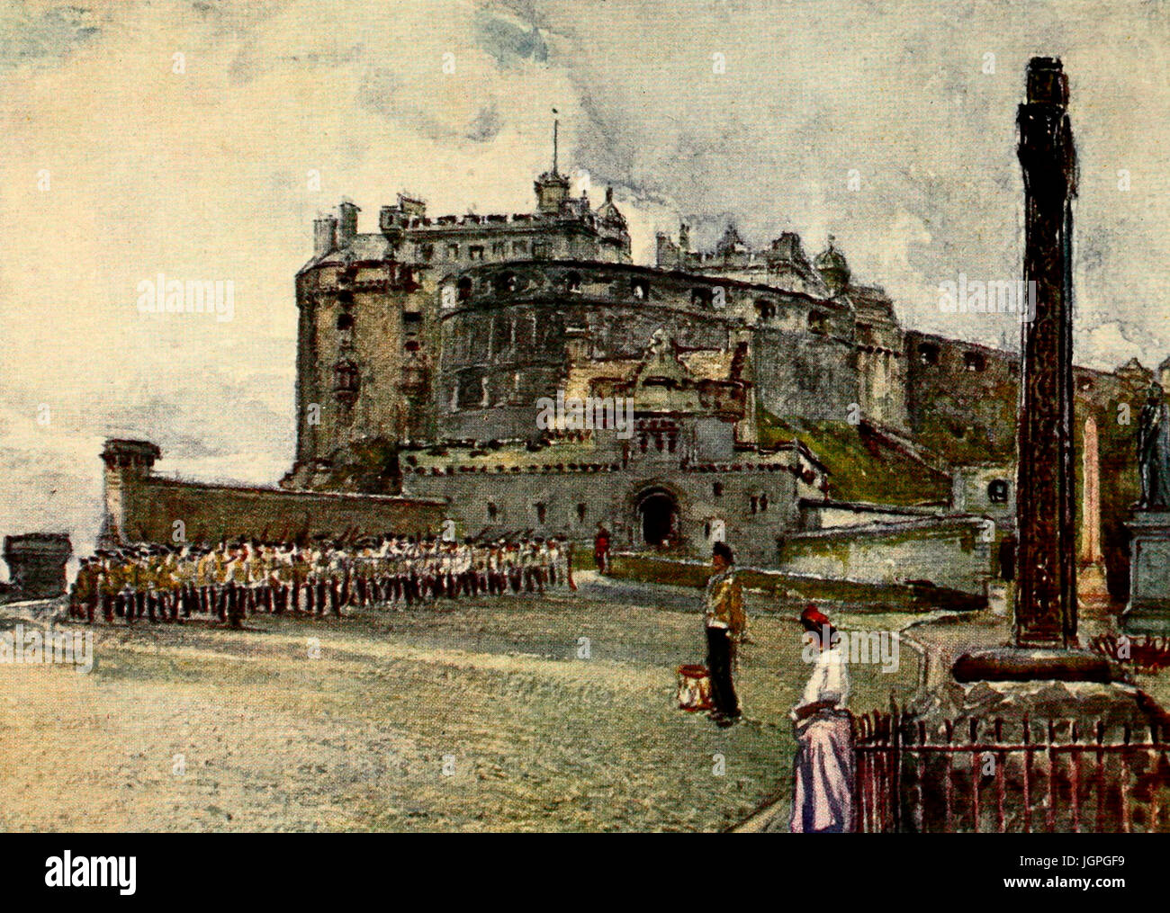 Scottish Castle Painting High Resolution Stock Photography and Images ...