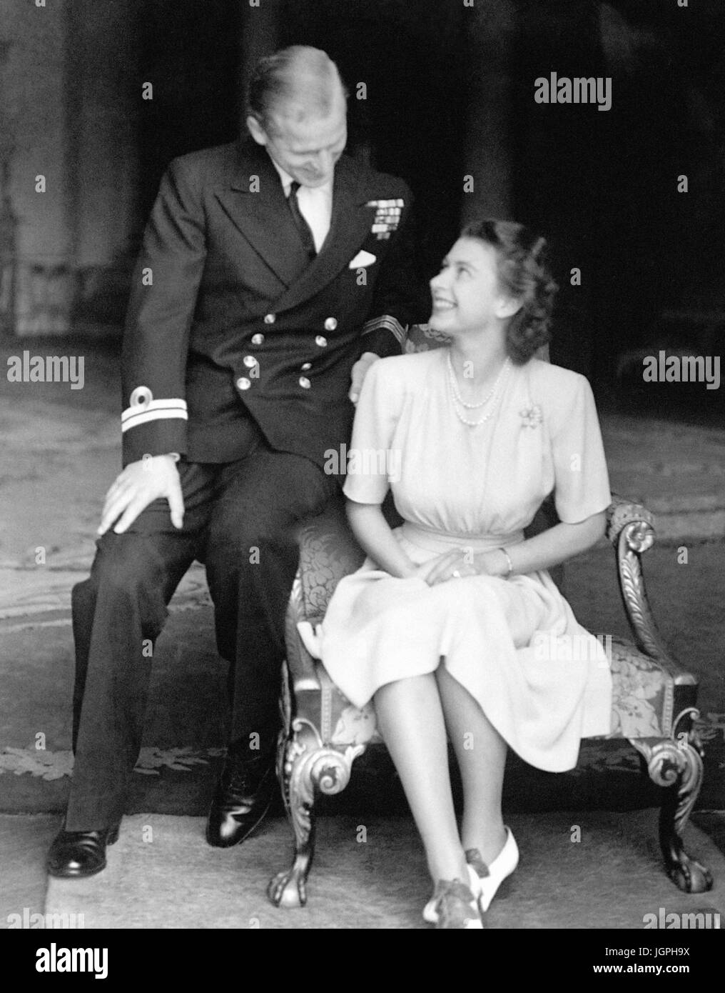 Princess elizabeth 1947 hi-res stock photography and images - Alamy