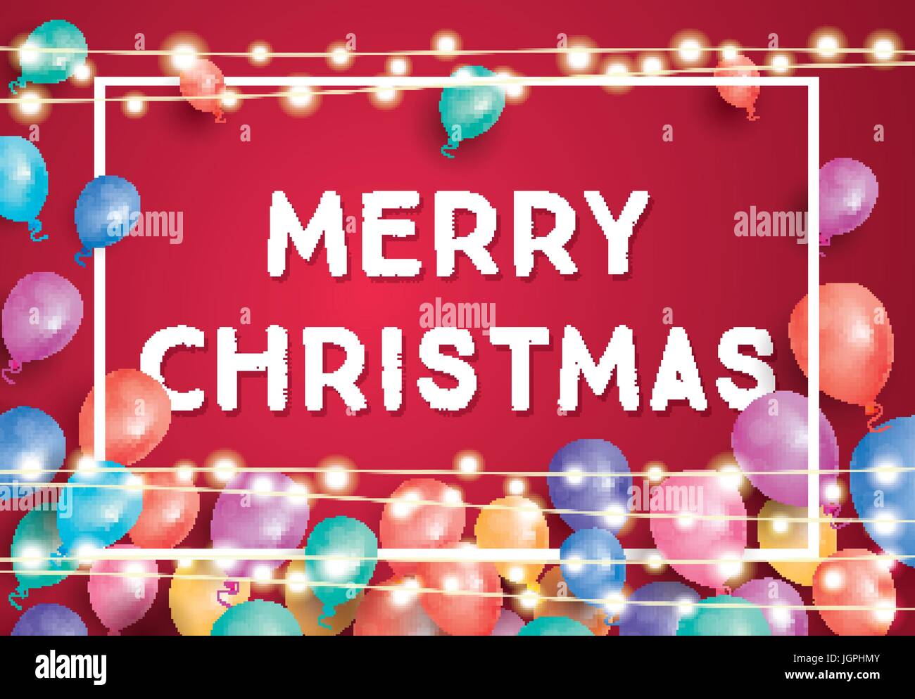 Merry christmas poster copy Stock Vector Images - Alamy
