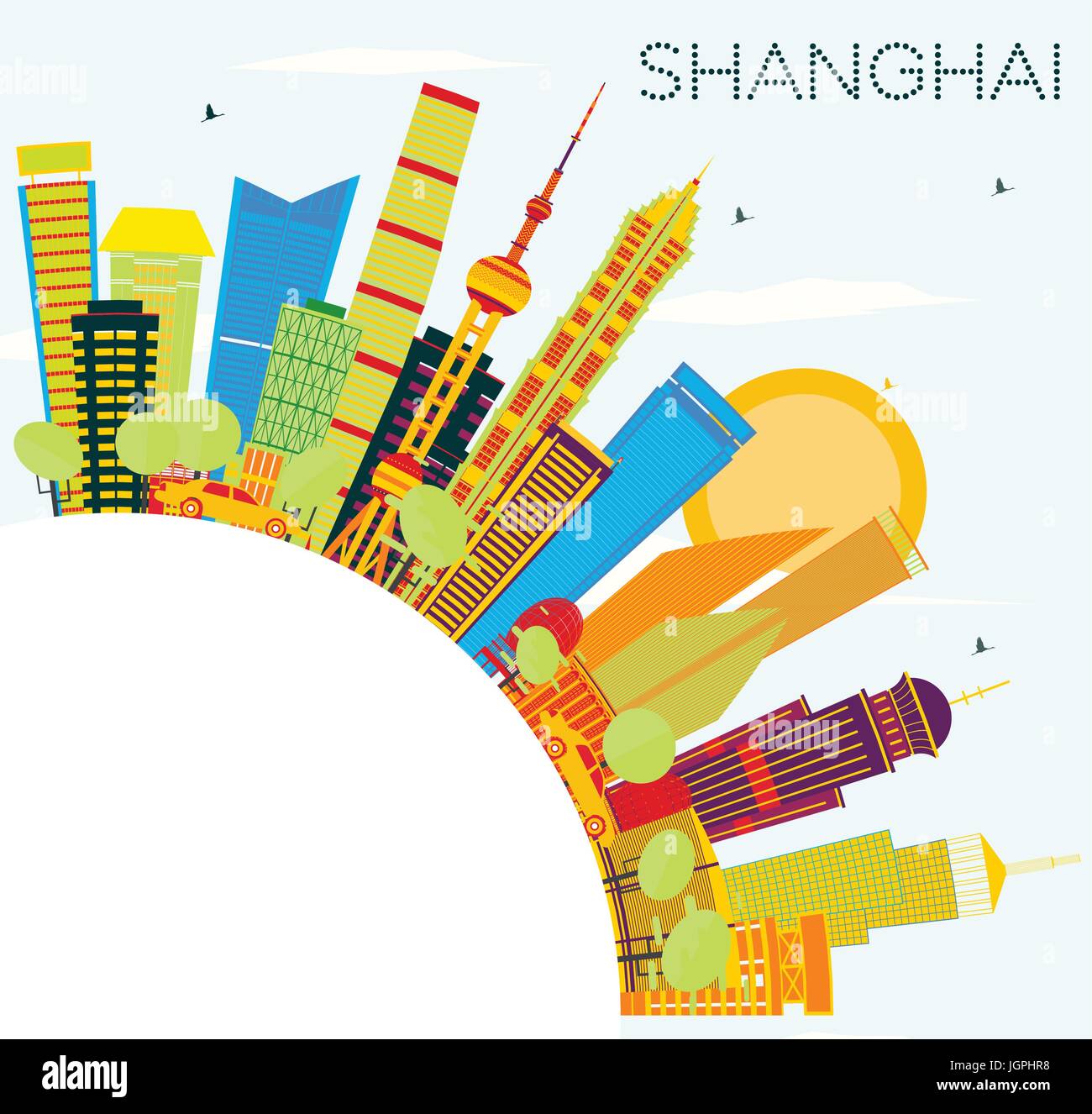 Shanghai tower structure graphic hi-res stock photography and images ...