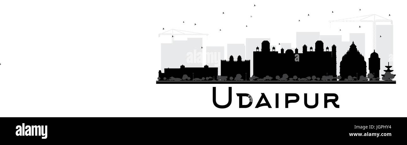 Udaipur palace view Stock Vector Images - Alamy