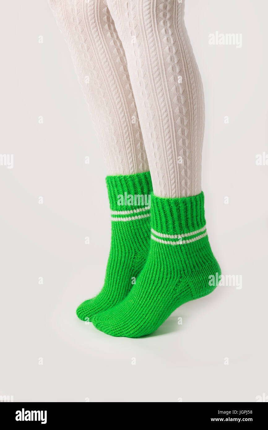 White stockings hi-res stock photography and images - Alamy