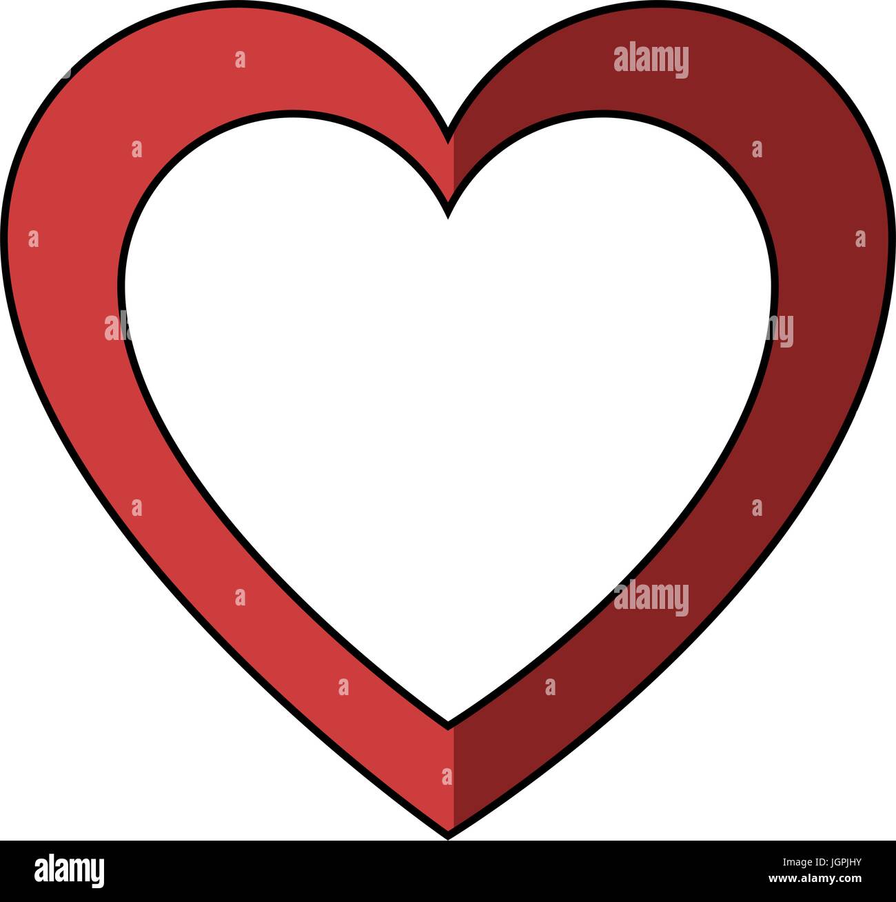 Decorative heart symbol icon vector illustration graphic design Stock ...