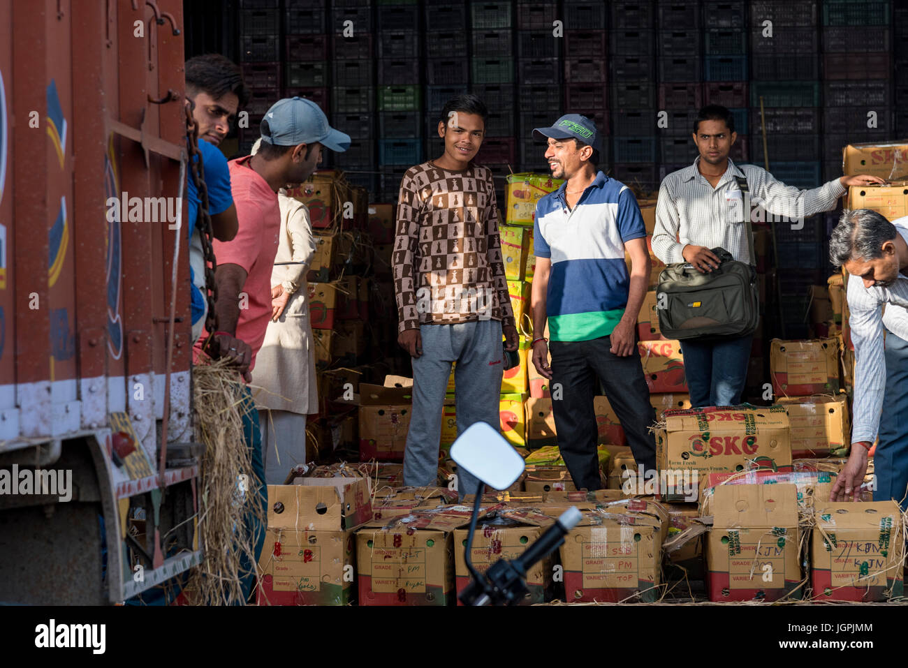 Azadpur wholesale market, delhi, india hi-res stock photography and ...