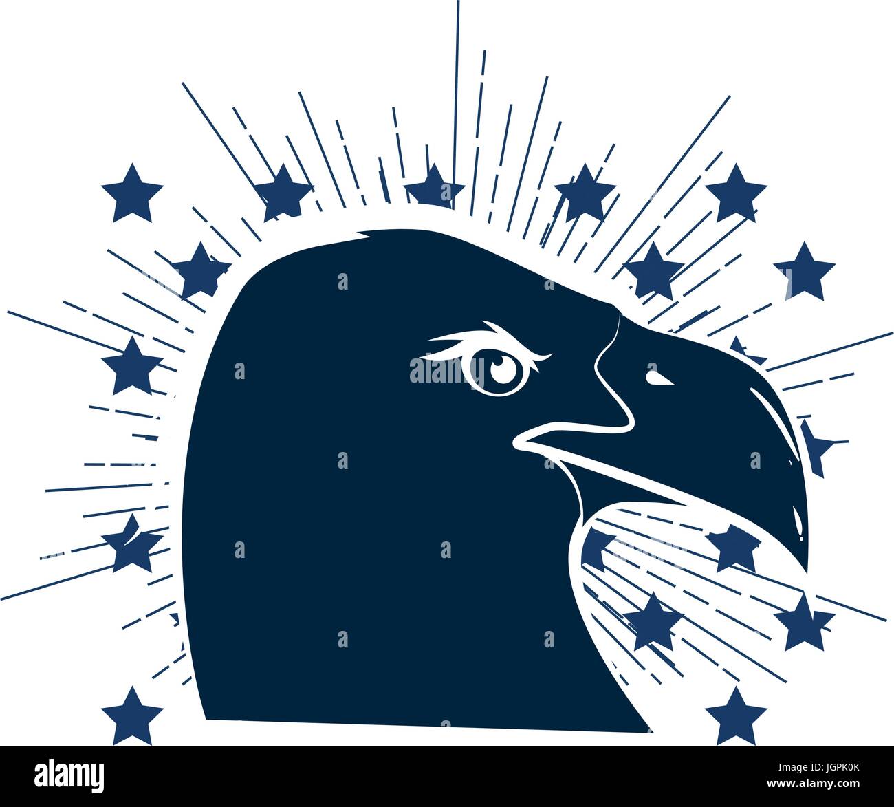 American eagle symbol icon vector illustration graphic design Stock ...