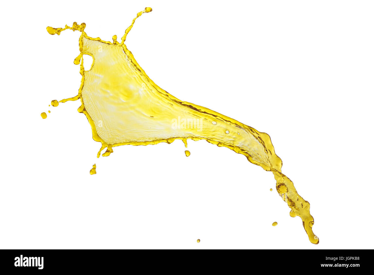 flying beautiful engine oil isolated over white background and many ...