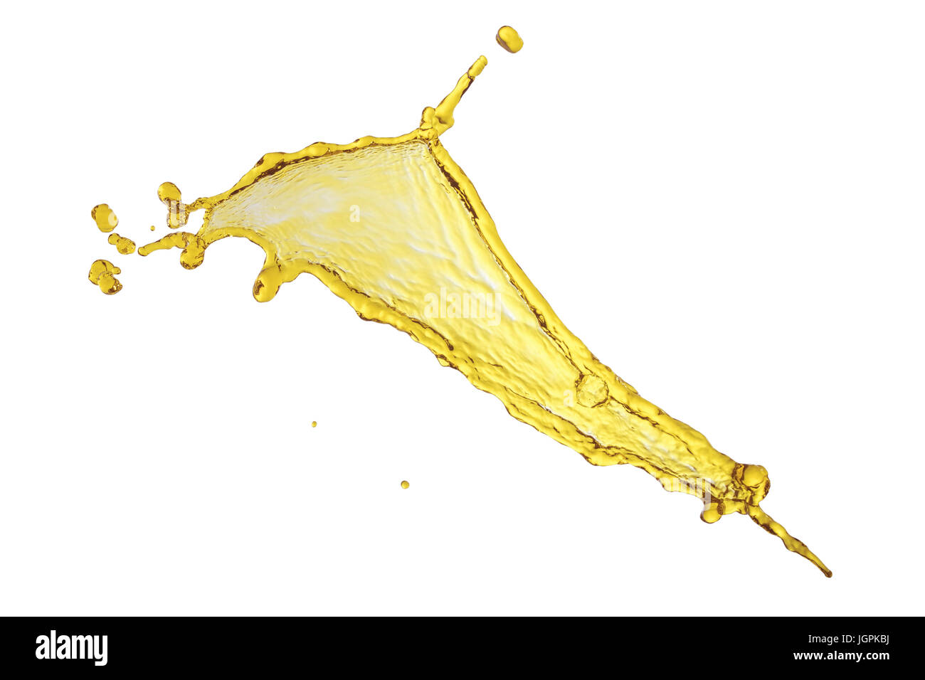 flying beautiful engine oil isolated over white background and many ...