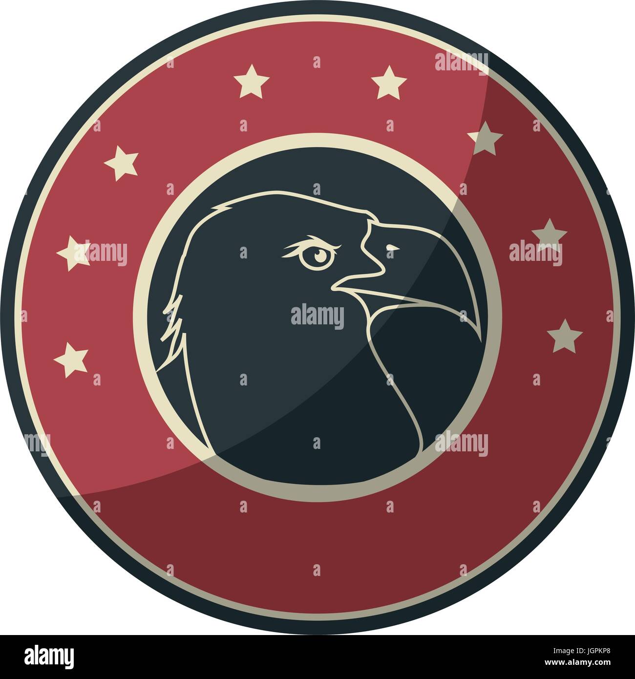 American eagle symbol icon vector illustration graphic design Stock ...