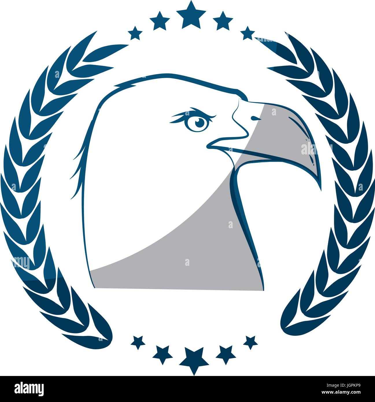 American eagle symbol icon vector illustration graphic design Stock ...