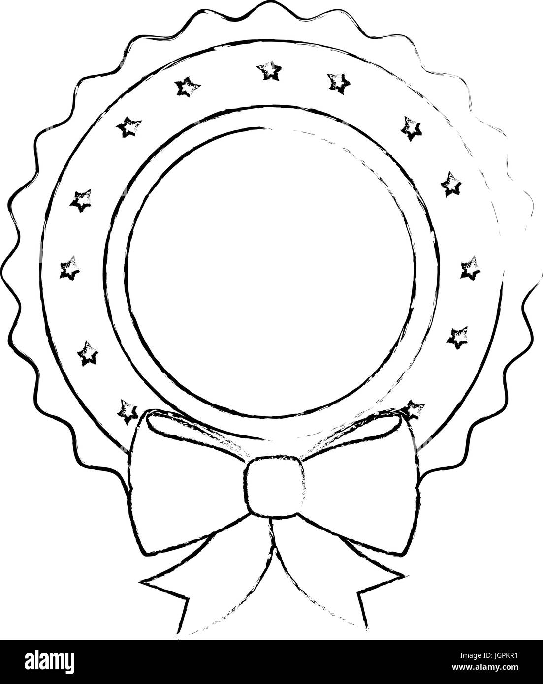 Award ribbon blank icon vector illustration graphic design Stock Vector ...