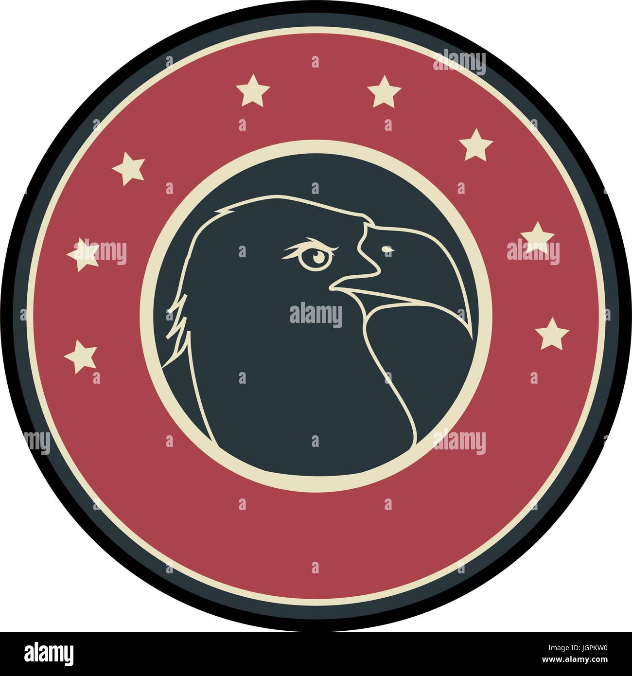 American eagle symbol icon vector illustration graphic design Stock ...