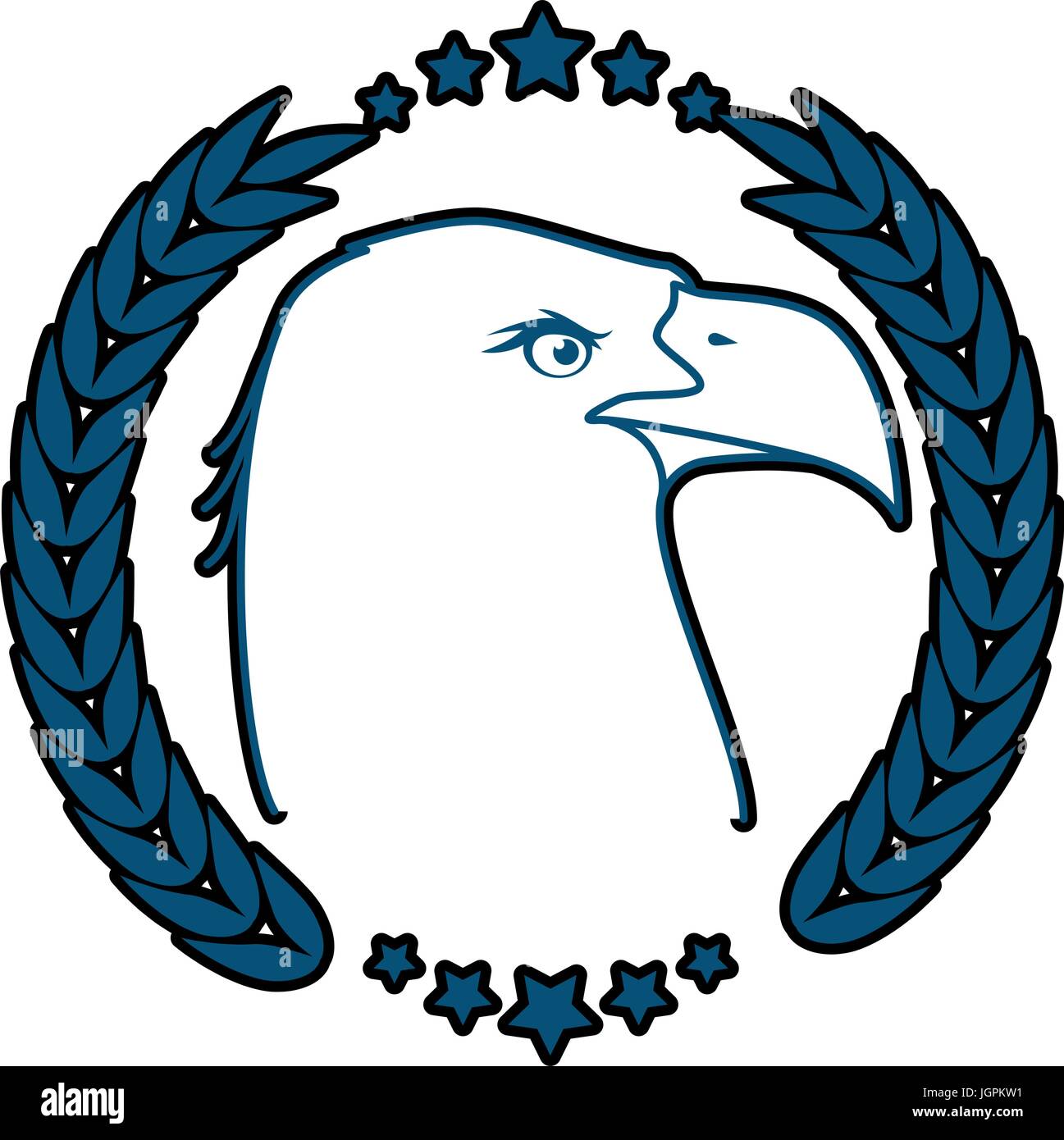 American eagle symbol icon vector illustration graphic design Stock ...