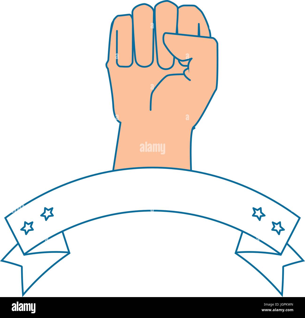 Hand clenched symbol icon vector illustration graphic design Stock ...