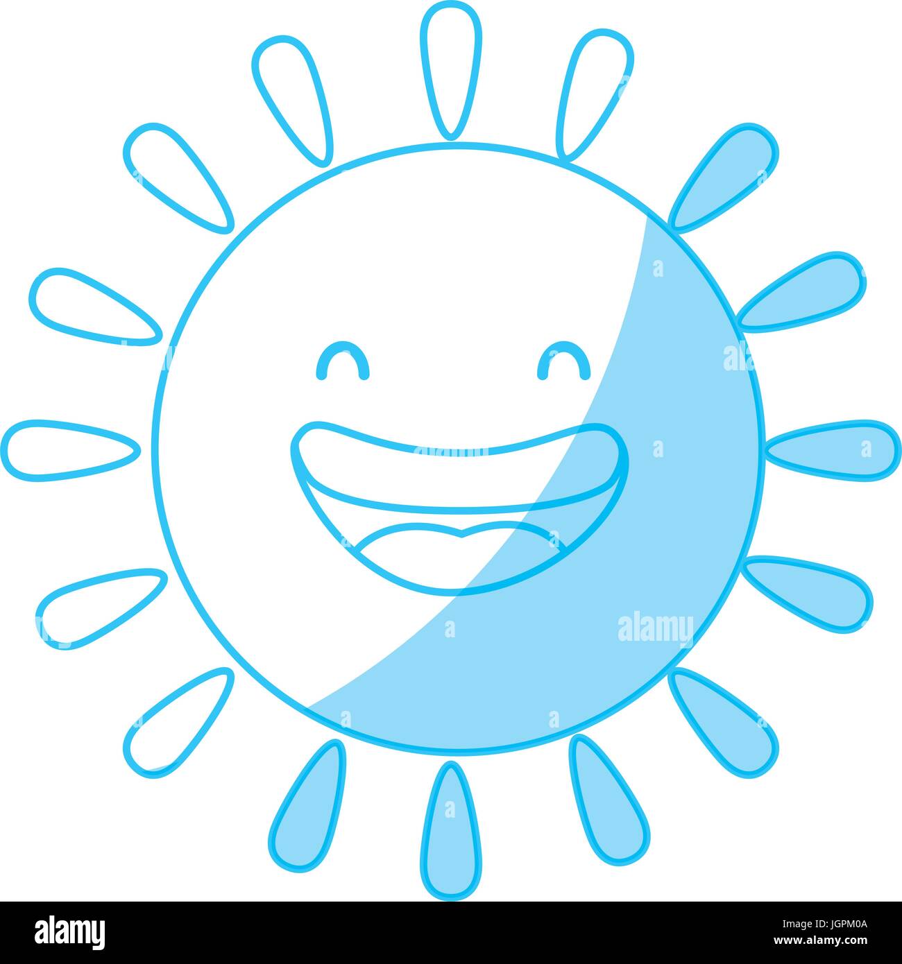 Cute sun cartoon icon vector illustration graphic design Stock Vector ...