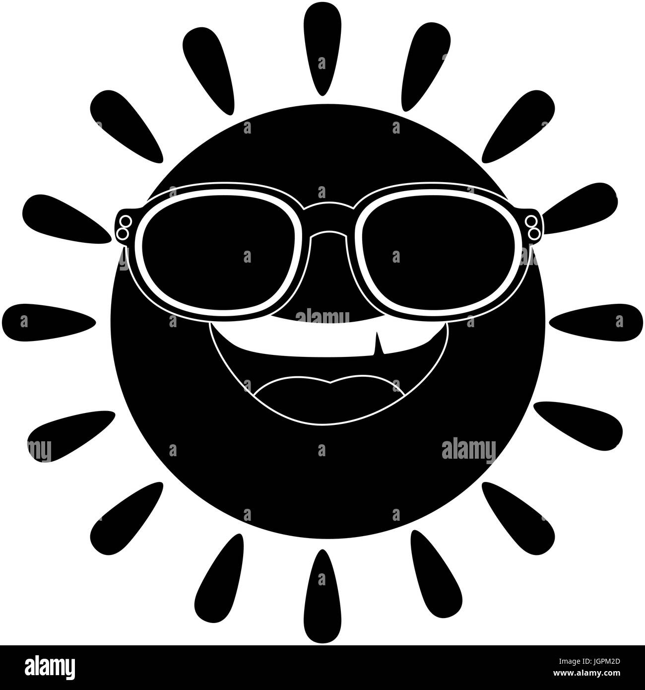 Cute sun cartoon icon vector illustration graphic design Stock Vector ...