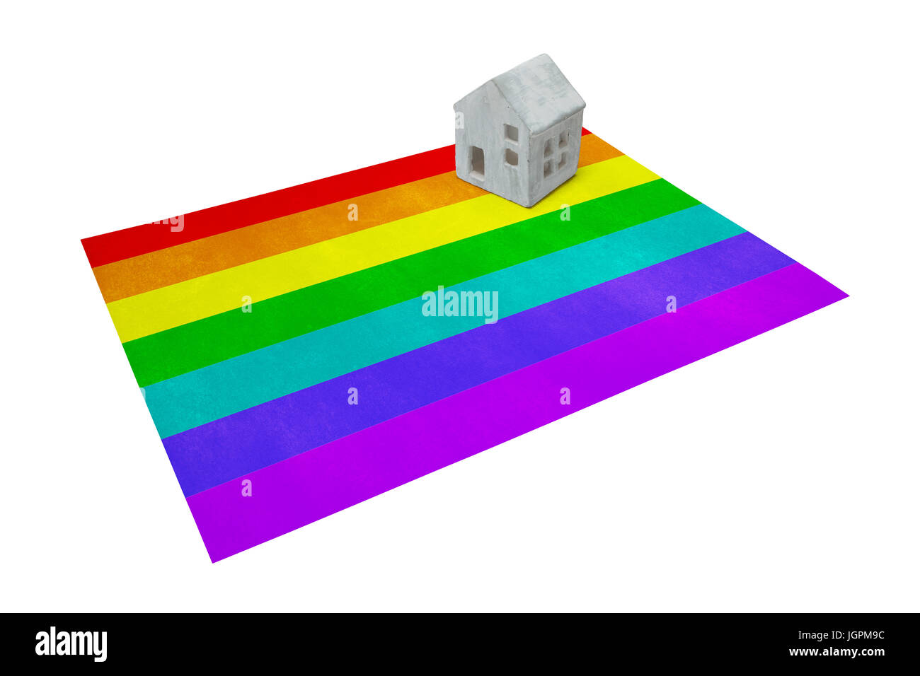 National flag on house Cut Out Stock Images & Pictures - Alamy