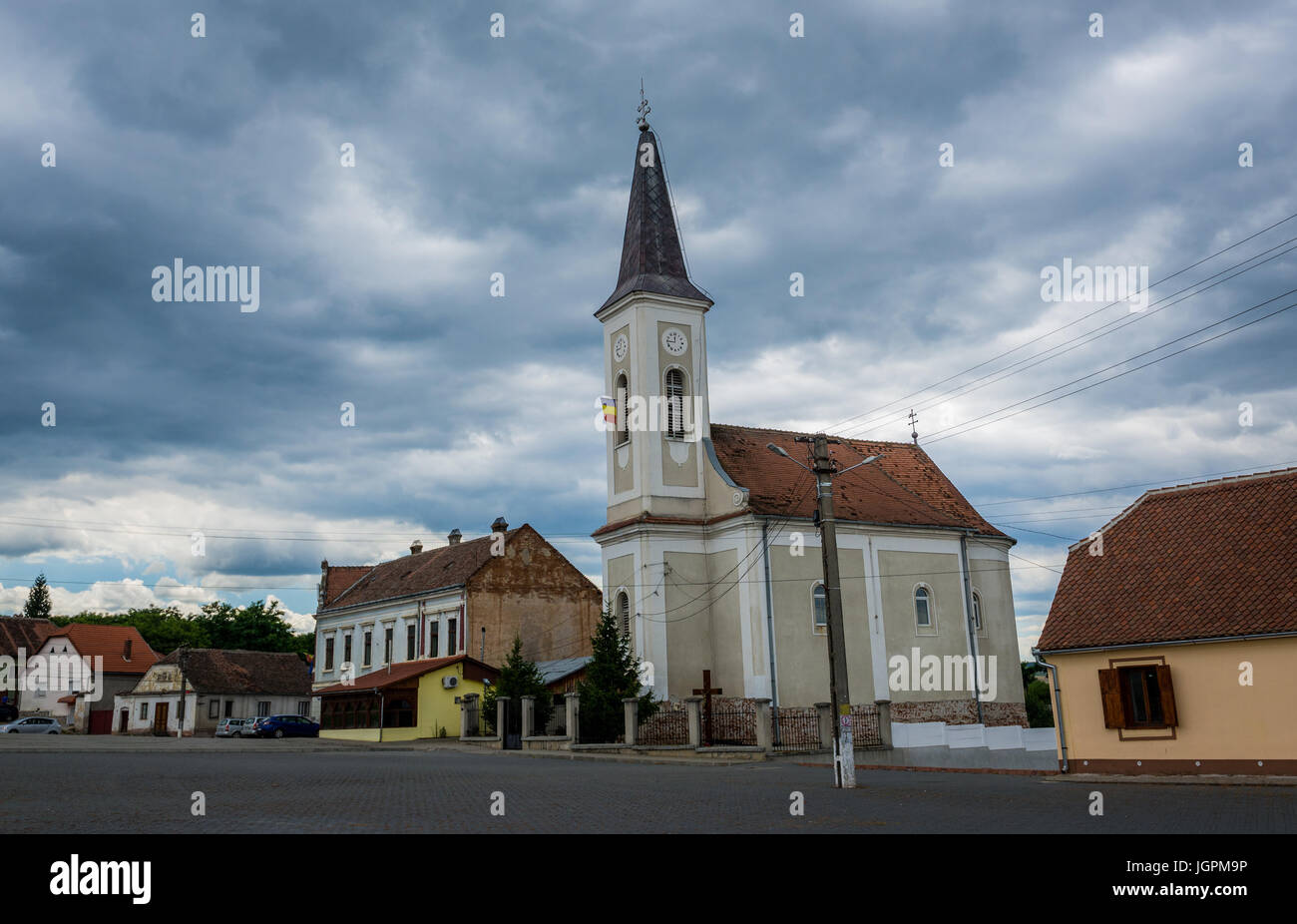 Romanian Greek Catholic Church on Central Square (Piata Centrala) in ...