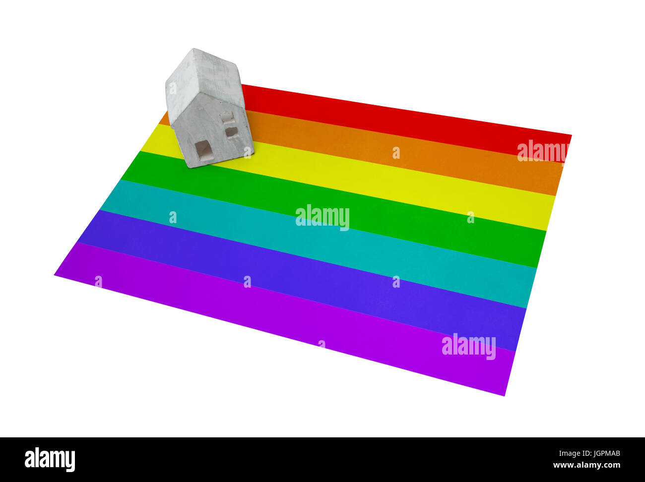 National flag on house Cut Out Stock Images & Pictures - Alamy