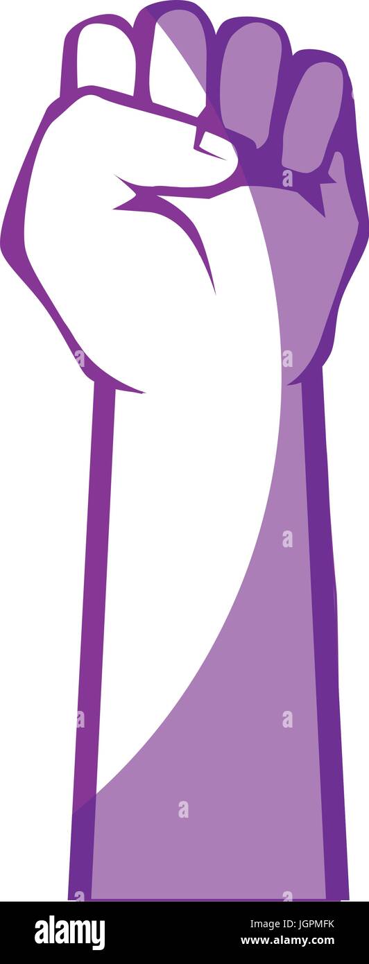 Hand with clenched fist icon Stock Vector Image & Art - Alamy