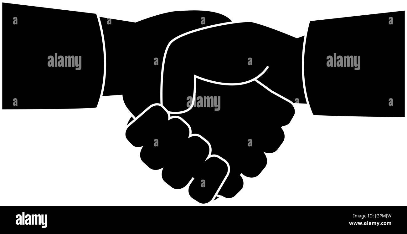 Diversity handshake symbol Stock Vector Image & Art - Alamy