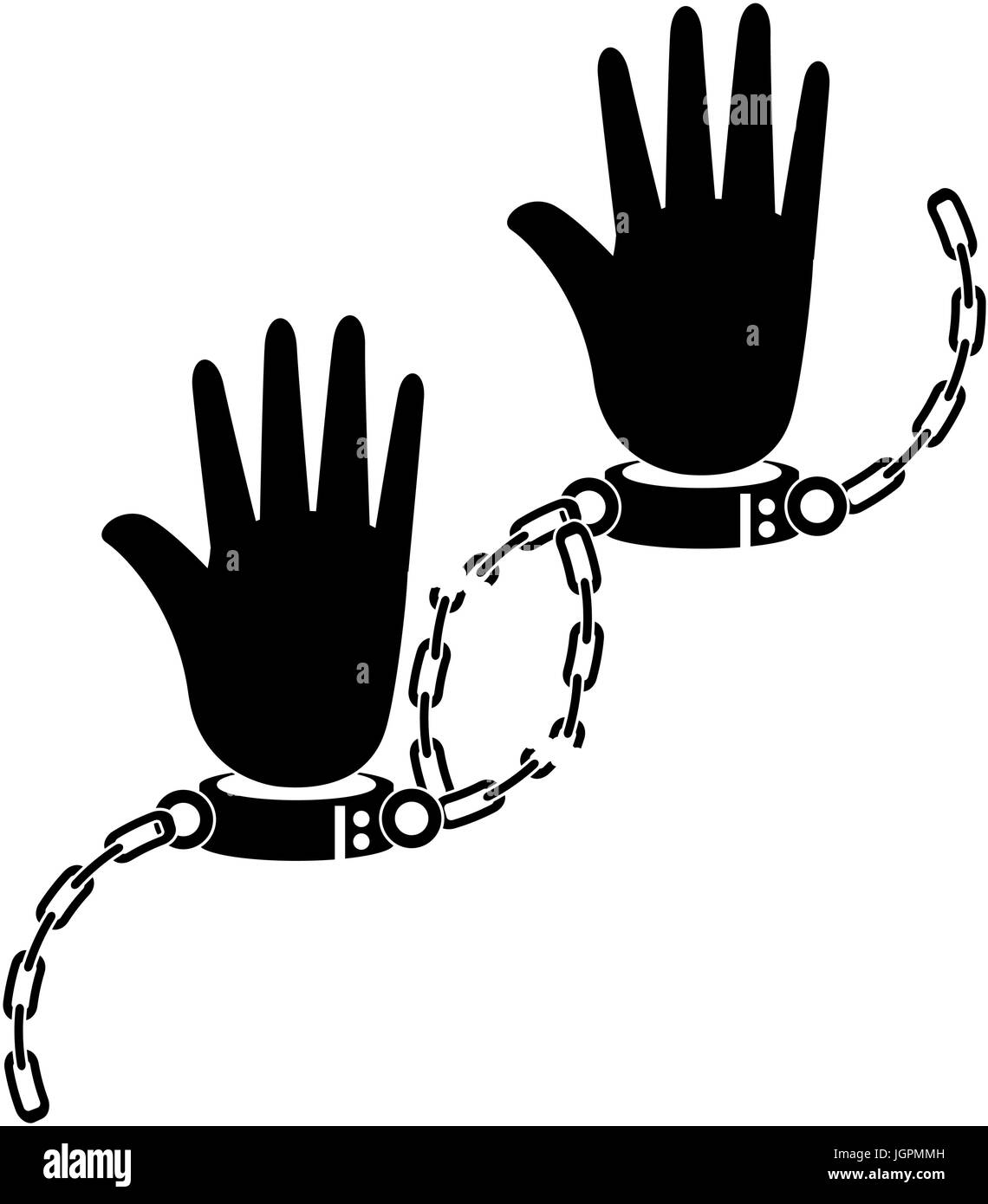 Chain of slavery Stock Vector Image & Art - Alamy
