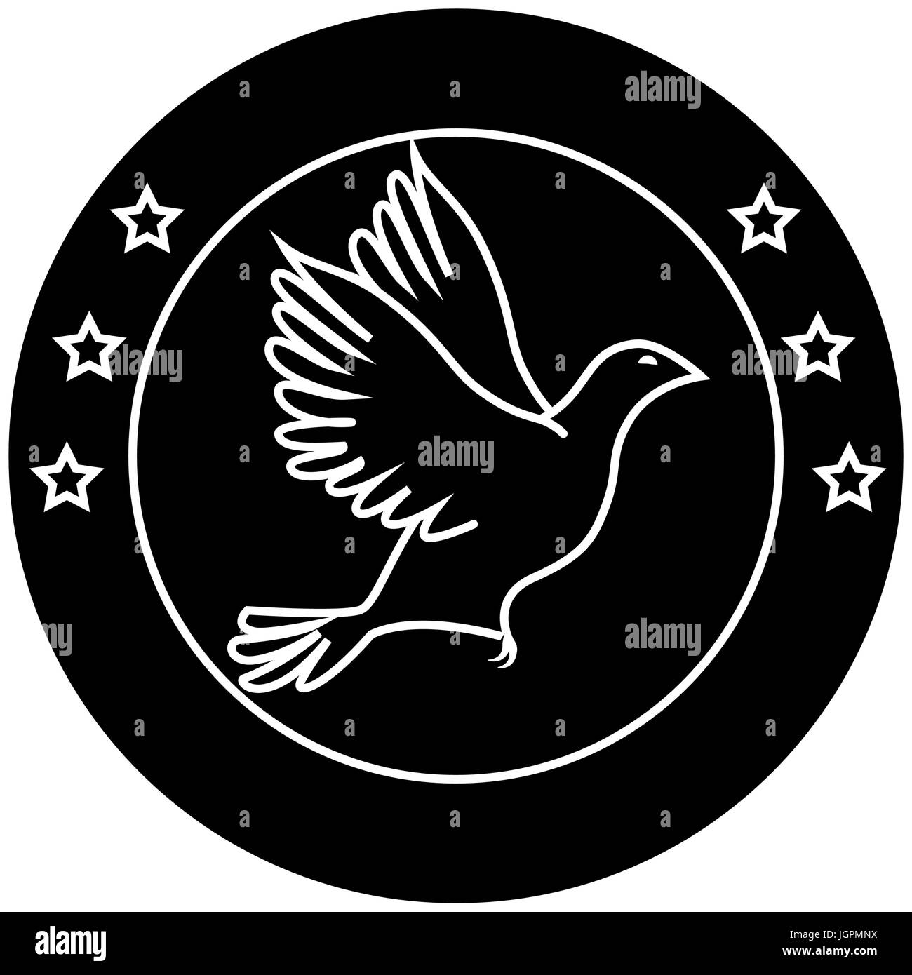 Dove bird symbol Stock Vector Image & Art - Alamy