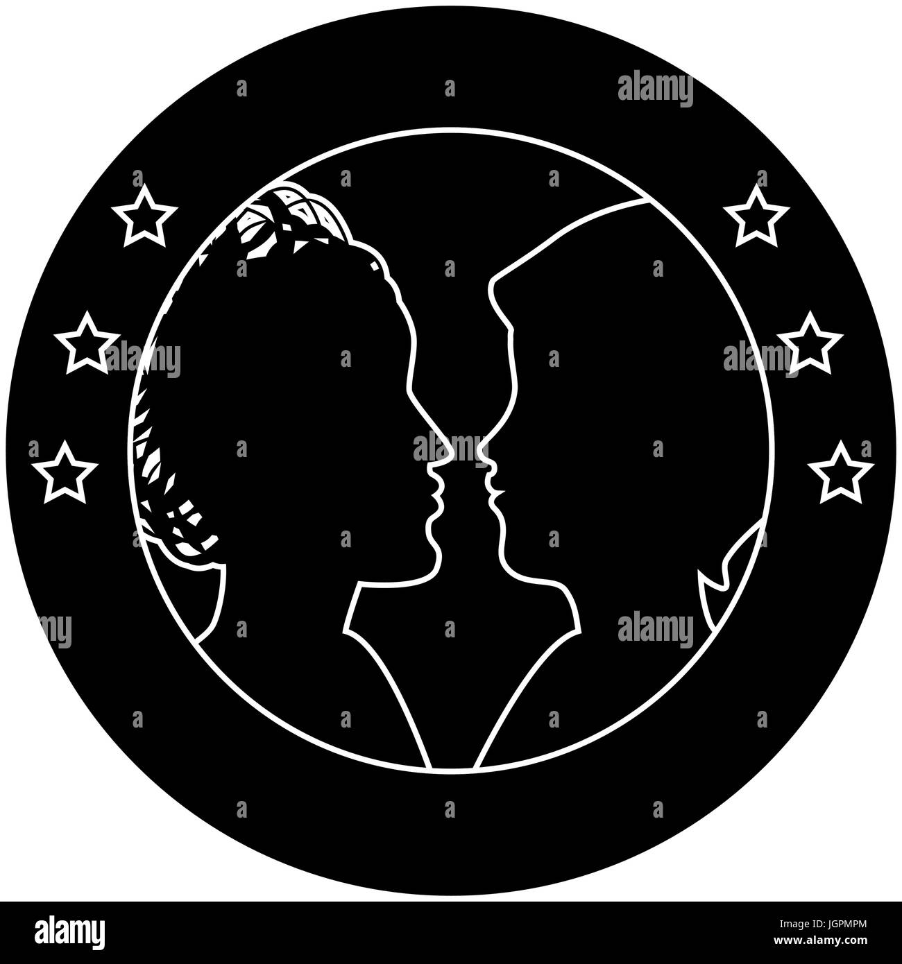 Afro diversity symbol Stock Vector Image & Art - Alamy